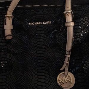 Michael Kors | Bags | Michael Kors Python Tote Bag | Poshmark